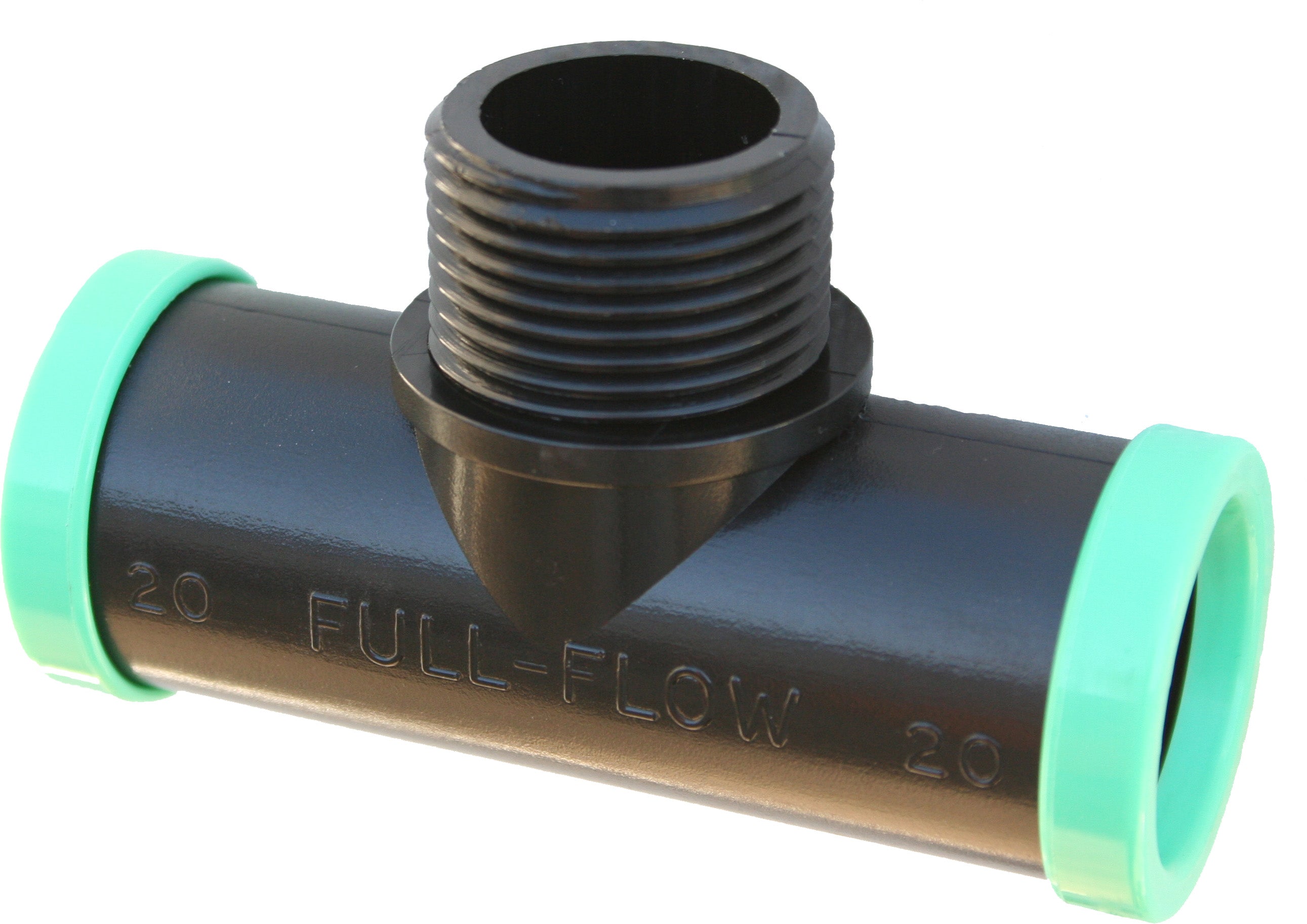 Full Flow Male Combination Tee Piece 20mmx3/4" – Chisel & Spout