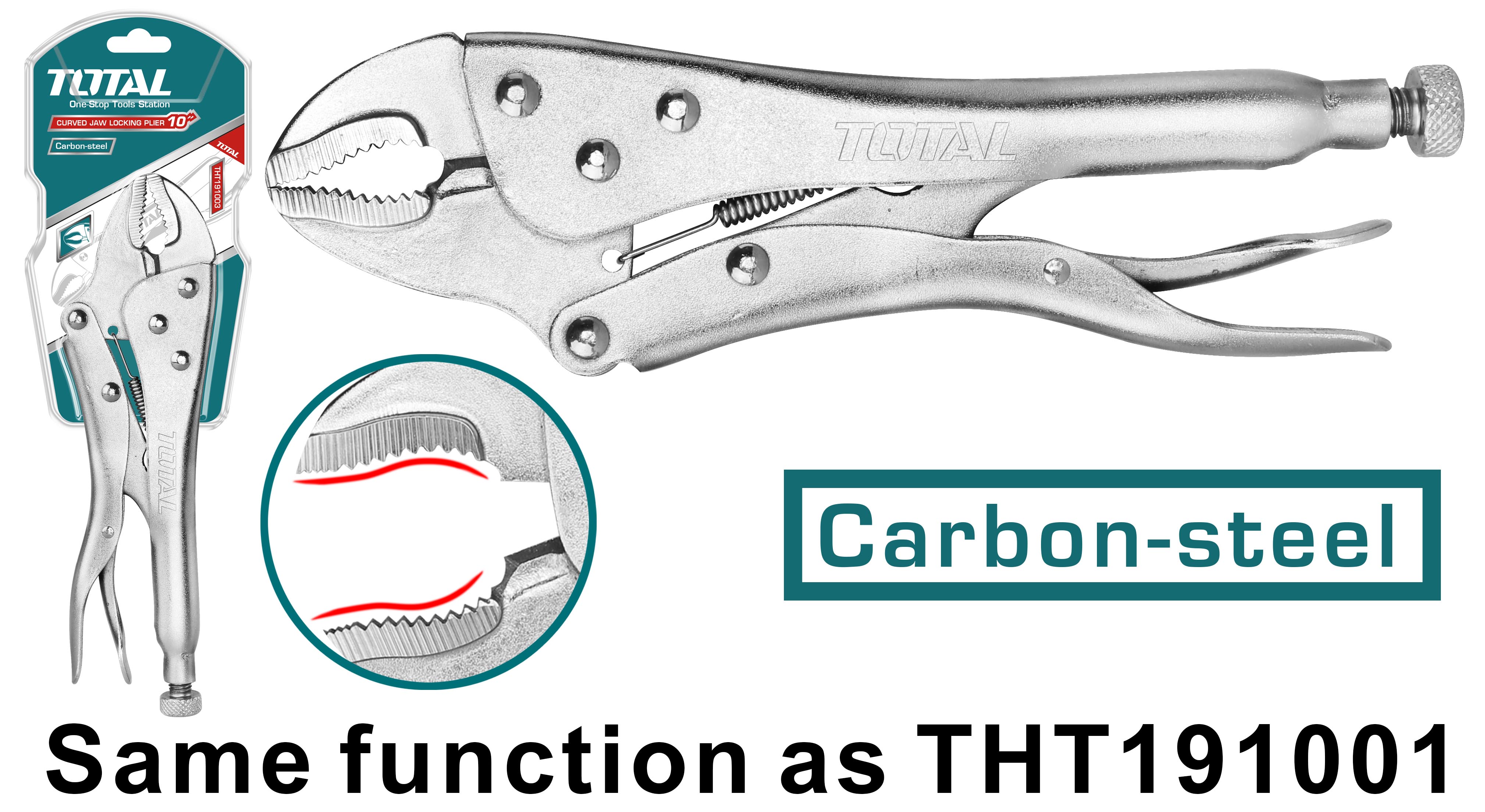 Pliers - Locking Curved Jaw, 10" 250mm – Chisel & Spout